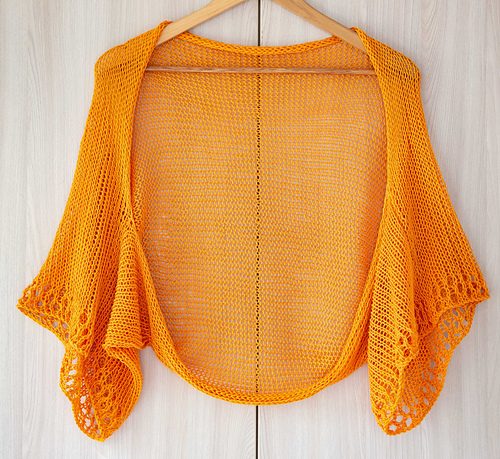 Ravelry: Knitted Cotton Shrug pattern by Dana Young