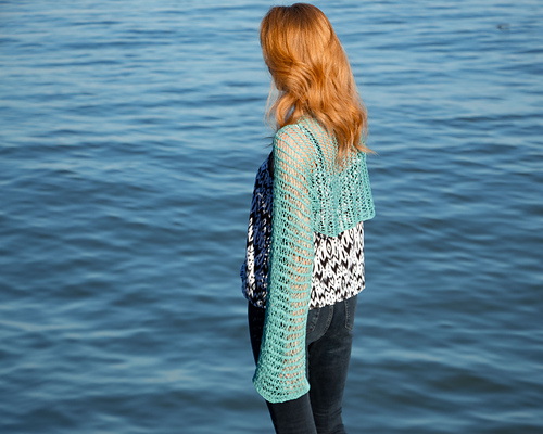 Ravelry: Summer knitted lace shrug pattern by Dana Young