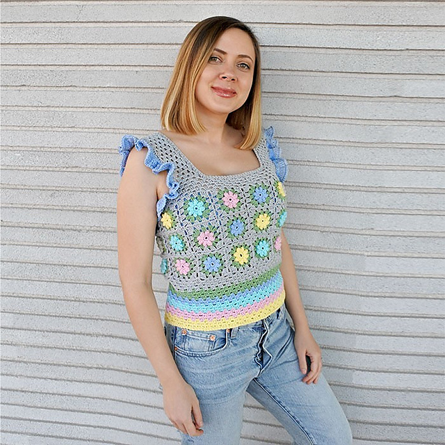 Ravelry: Flower Fairy Top pattern by Jane Green