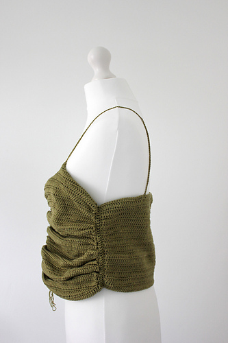 Ravelry: Ruched Top pattern by Marciemakes
