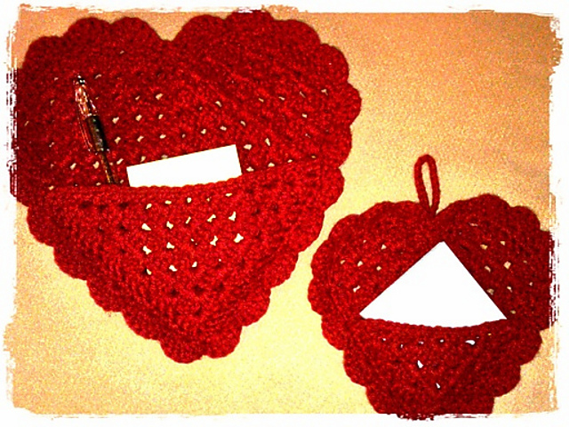 Ravelry: Love Notes Notepad Holder(s) pattern by Hometown Hooker
