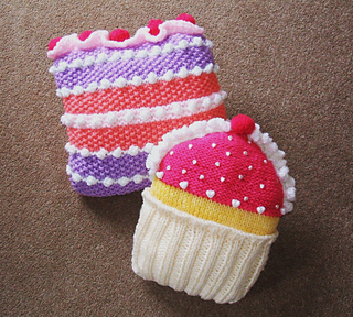 Ravelry: Cakey Cushions pattern by Susan J Ward (HoneyBeeBears)