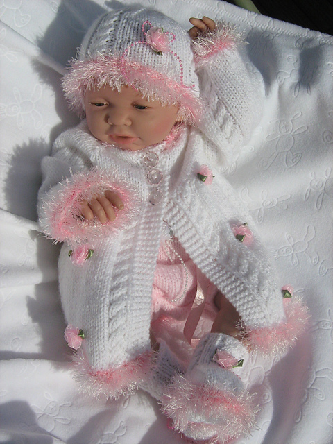 Ravelry: Lil Princess Matinee Set pattern by Honey Drop Designs