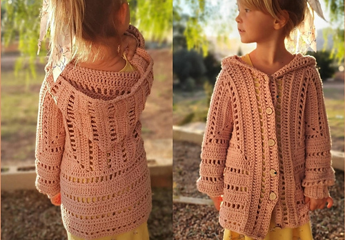 Ravelry: The Cadiz Cardigan (Kids) pattern by Hookd Designs