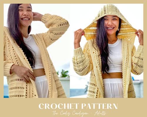 Ravelry: The Cadiz Cardigan (Adults) pattern by Hookd Designs