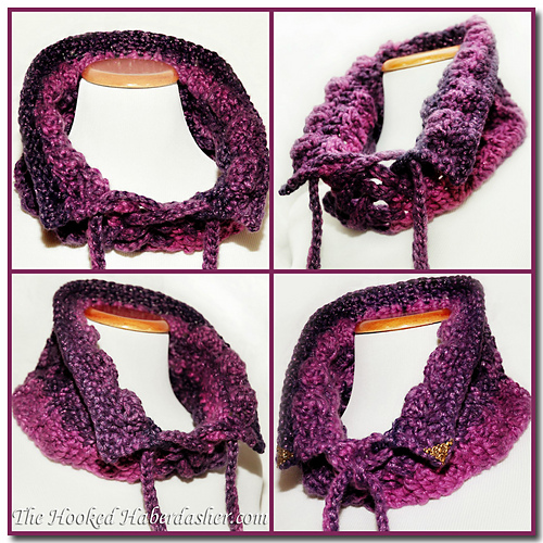 Ravelry: Corset Collar Cowl pattern by Wendy Bickford