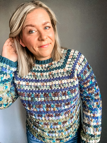 Ravelry: Techna Block Pullover pattern by Emily Marie Davies