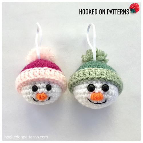 Ravelry: Snowman Baubles pattern by Ling Ryan