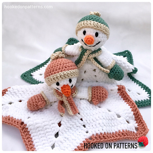 Ravelry: Snowman Lovey pattern by Ling Ryan
