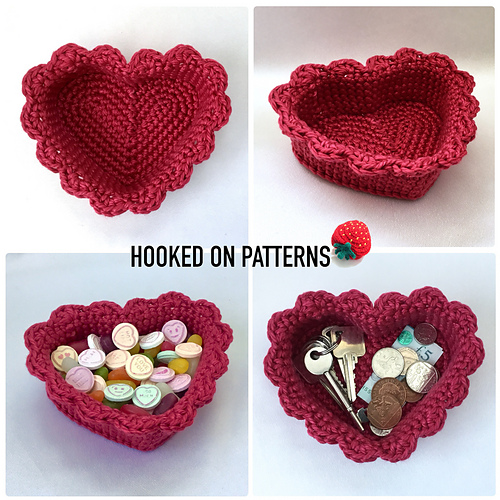 Ravelry: Simple Heart Baskets pattern by Ling Ryan