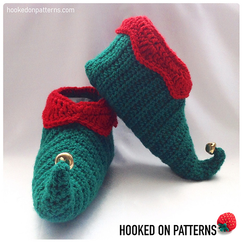 Ravelry: Curly Toes Elf Slipper Shoes pattern by Ling Ryan