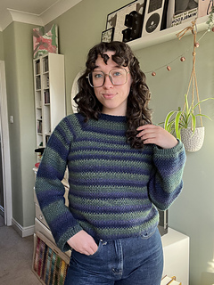 Ravelry: Myla Moss Stitch Jumper pattern by Georgia Rush
