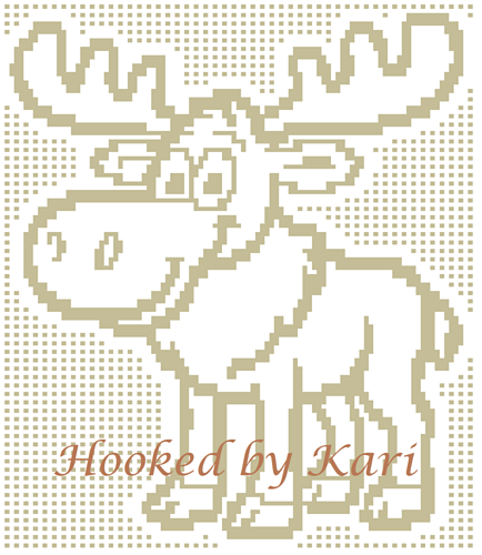 Ravelry: Moose on the Loose - Overlay Mosaic Baby Blanket pattern by ...