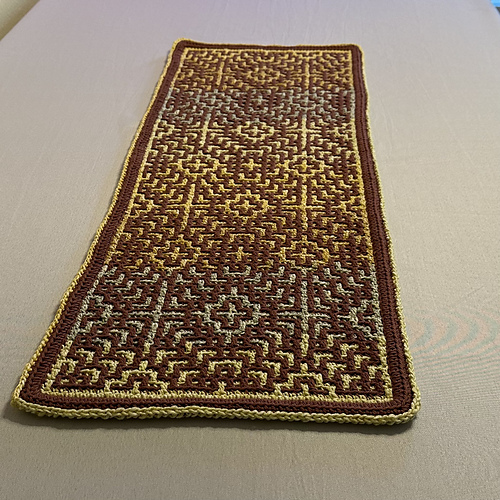 Ravelry: Mosaic Table Runner, Placemat, and Coaster set pattern by ...