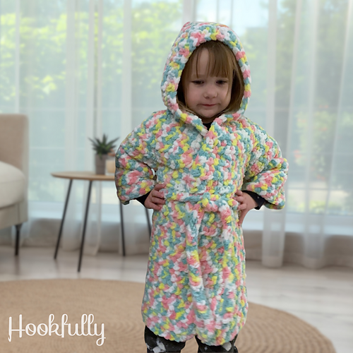 Ravelry: Cuddly Kids Bath Robe pattern by Rose Hudd