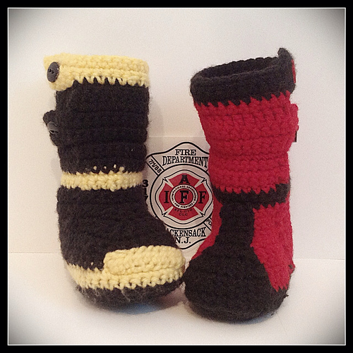 Ravelry: Firefighter Boots pattern by Hooking Stitch