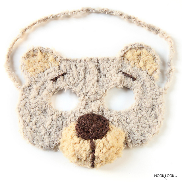 Ravelry: Masque ours pattern by Hooklook / Un crochet par ici