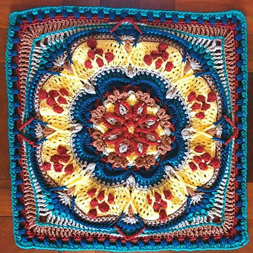 Ravelry: The Pondoland Square pattern by The Floral Hook