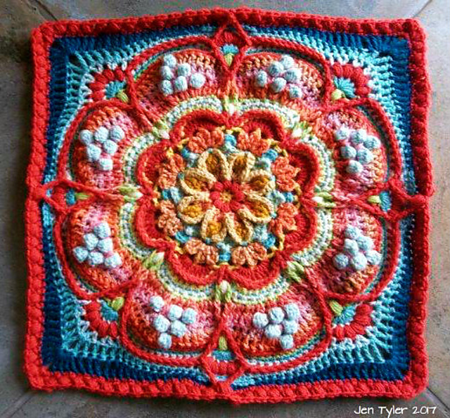 Ravelry: The Pondoland Square pattern by The Floral Hook