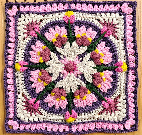 Ravelry: Harvest Moon Block pattern by The Floral Hook