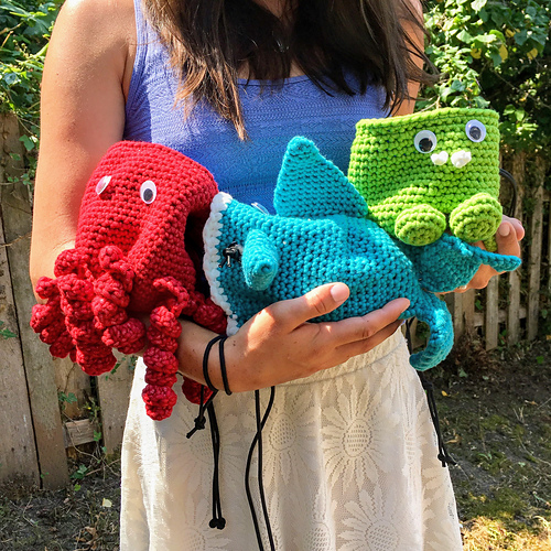 Ravelry: Octavia Octopus Chalk Bag pattern by Ellie from Hook Yarn ...