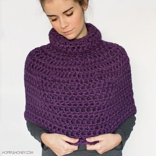 Ravelry: Basic Capelet pattern by Olivia Kent