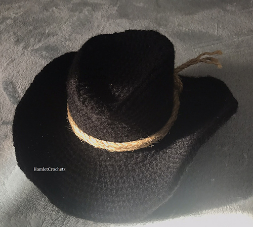 Ravelry: Arthur Morgan RDR2 Style Cowboy Hat pattern by Hopper Bole