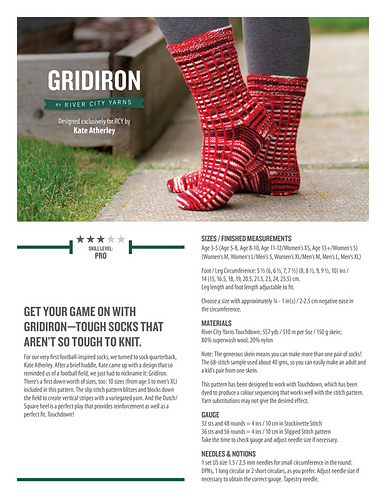 Ravelry: Gridiron pattern by Kate Atherley
