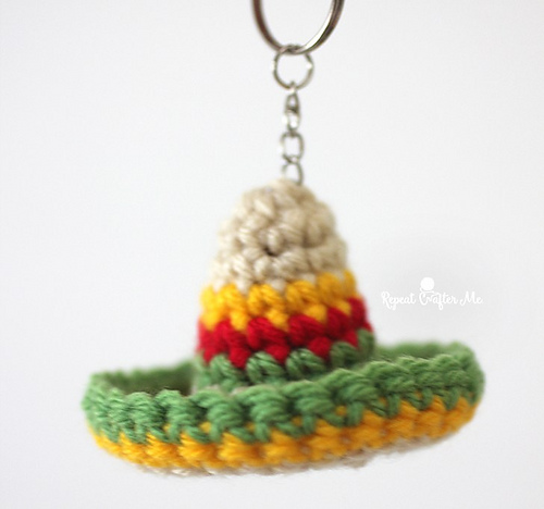 Ravelry: Sombrero Keychain pattern by Sarah Zimmerman