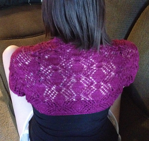 Ravelry: Pendant Lace Summer Shrug pattern by Virginia Norman