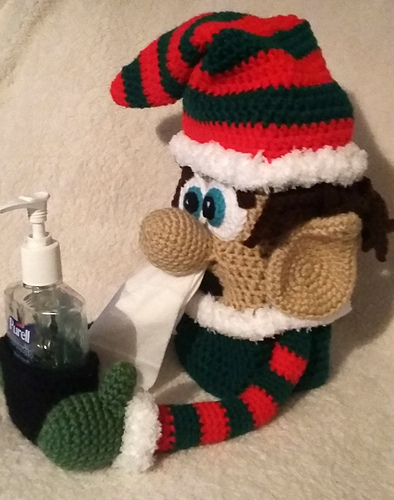Ravelry: SNaughty or Nice Elf Sniffle Station pattern by Michelle Moore