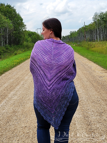 Ravelry: All About That Drape Shawl pattern by I Need It Crochet