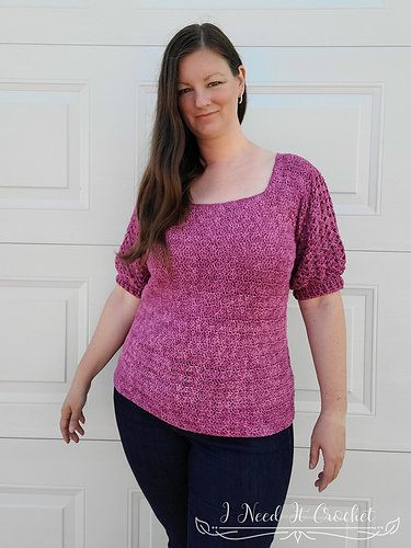Ravelry: Sweet Iris Top pattern by I Need It Crochet
