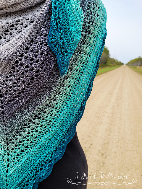 Ravelry: All About That Drape Shawl pattern by I Need It Crochet