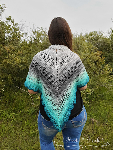 Ravelry: All About That Drape Shawl pattern by I Need It Crochet