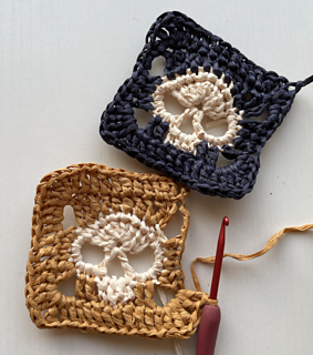 Ravelry: Raffia skeleton grannie square pattern by Stella lee