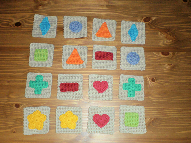 Ravelry: Crochet shape game pattern by Jacqui Delaney