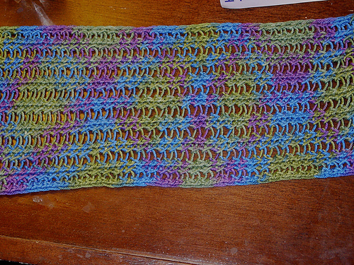 Ravelry: Easy Ribbed Lace Scarf pattern by Dorothy