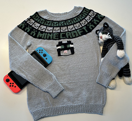 Ravelry: Minecraft sweater pattern by Ruta D.