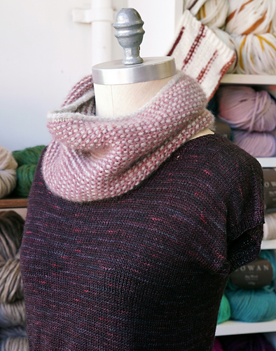 Ravelry: Chestnut Street Cashmere Two Color Cowl pattern by ImagiKnit ...