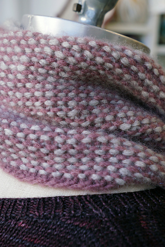 Ravelry: Chestnut Street Cashmere Two Color Cowl pattern by ImagiKnit ...