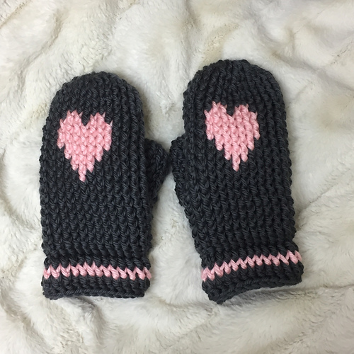 Ravelry: Heart Love Mittens pattern by In Stitches - Crochet by SL