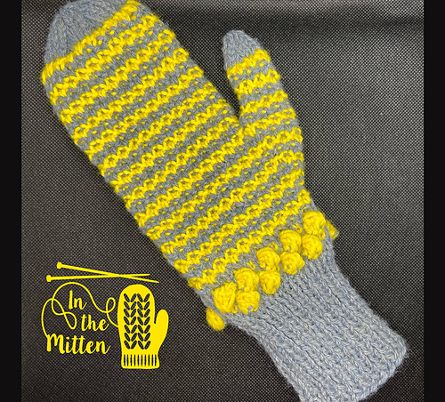 Ravelry: Hobnail Mittens pattern by Ann Szwarc