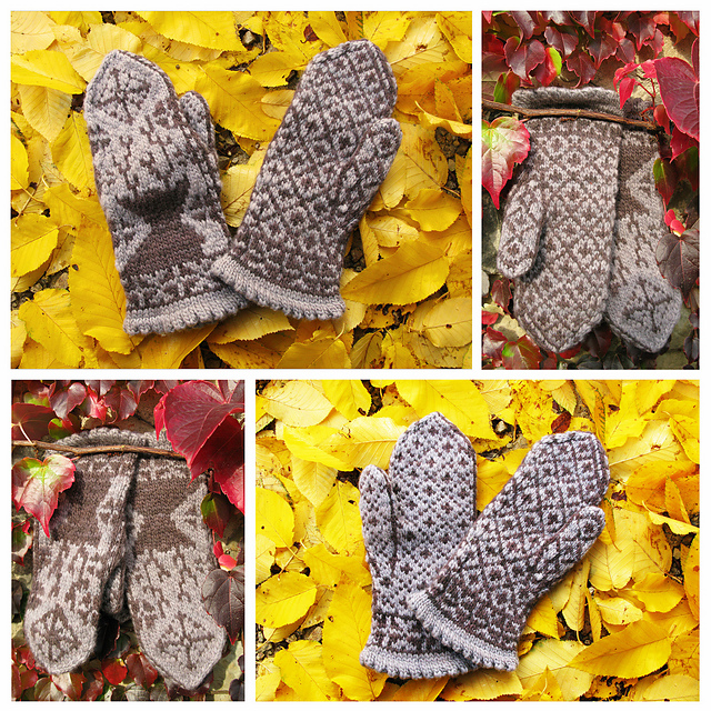 Ravelry: Norwegian Reindeer Mittens pattern by Ina Sonntag