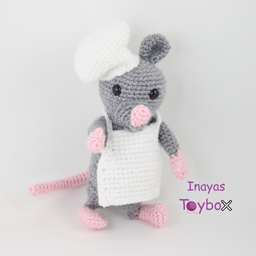 Ravelry: Chef Robby Ray Rat pattern by Defy Society Arts