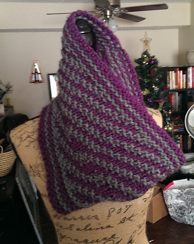 Ravelry: Split Decision Loom Knit Cowl pattern by Julie Harvell