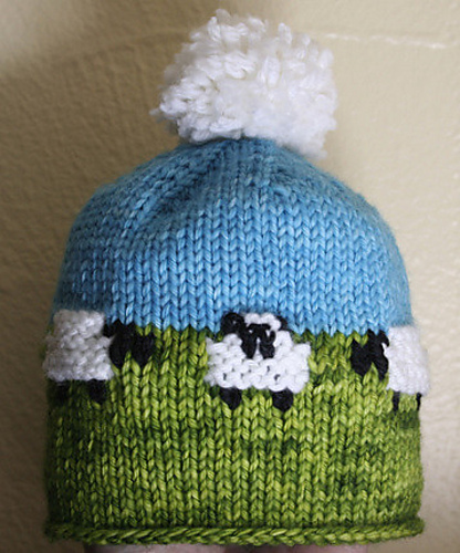 Ravelry: Baby Sheep Hat pattern by Melissa Burt