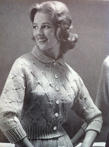 Ravelry: The Bow-Knot Cardigan pattern by Patons & Baldwins
