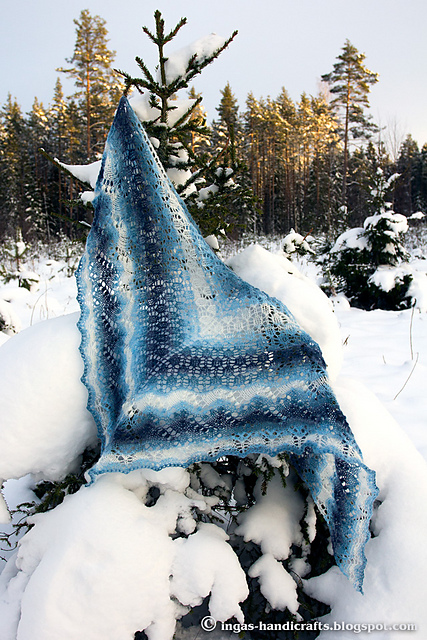 Ravelry: Inga-s' Sallowtail Lace Shawl