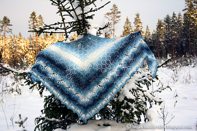 Ravelry: Inga-s' Sallowtail Lace Shawl